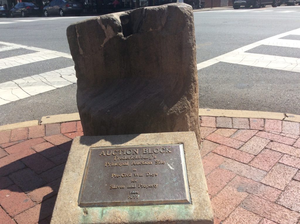 City Council votes to move slave auction block - Fredericksburg Free Press