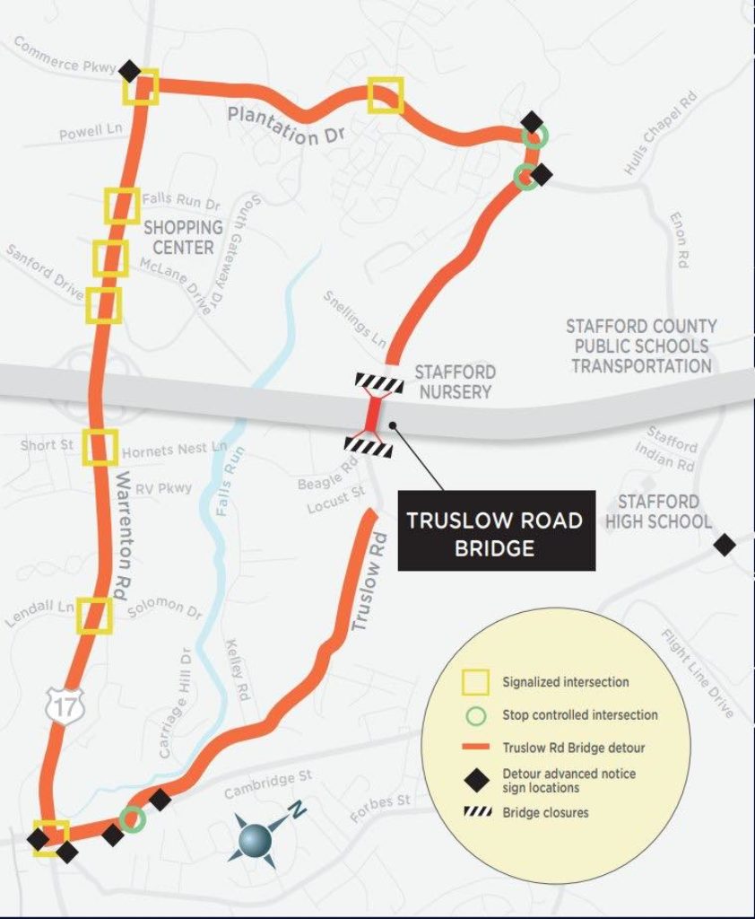 Truslow Road overpass to close for nine months - Fredericksburg Free Press