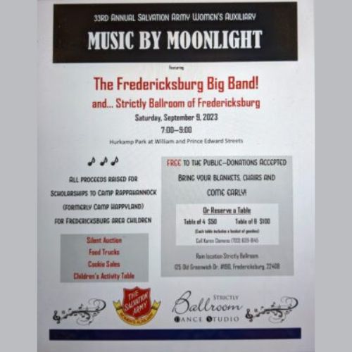 33rd Annual Music by Moonlight Concert - Fredericksburg Free Press