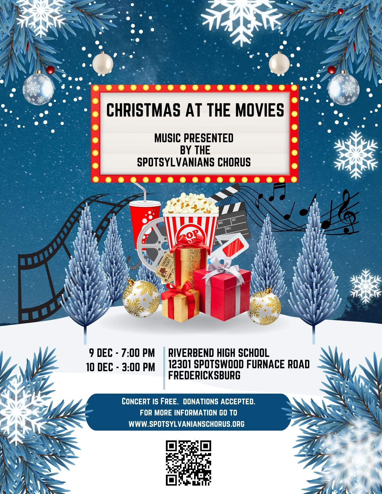 Christmas at the Movies Presented by the Spotsylvanians Chorus ...
