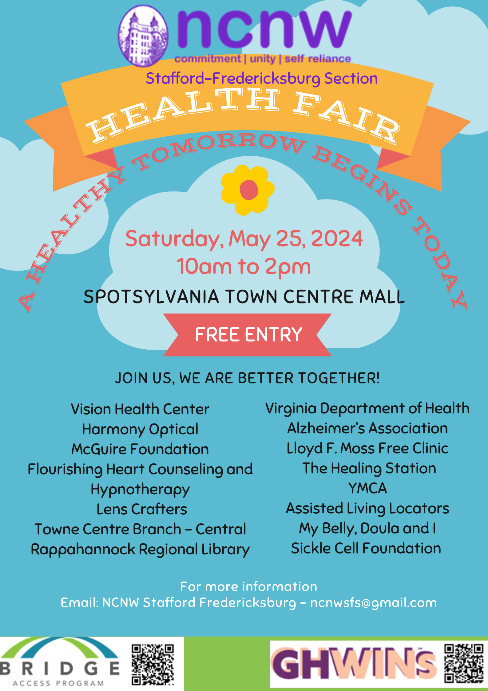 2024 NCNW Stafford Fredericksburg Health Fair Flyer Revised ...