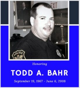 Remembering Fredericksburg Police Officer Todd Bahr - Fredericksburg ...