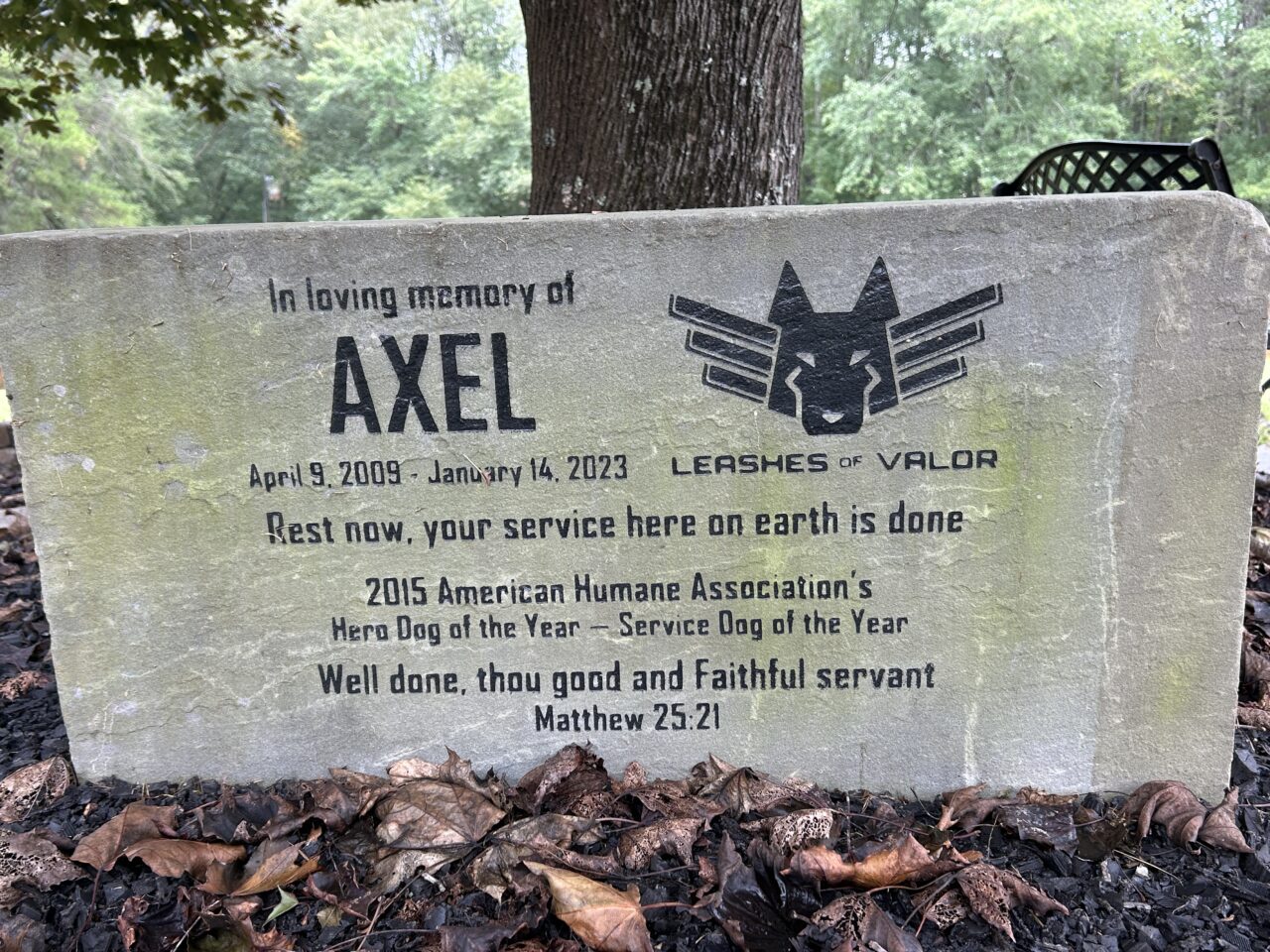 Remembering the service dog who inspired Leashes of Valor of Valor ...