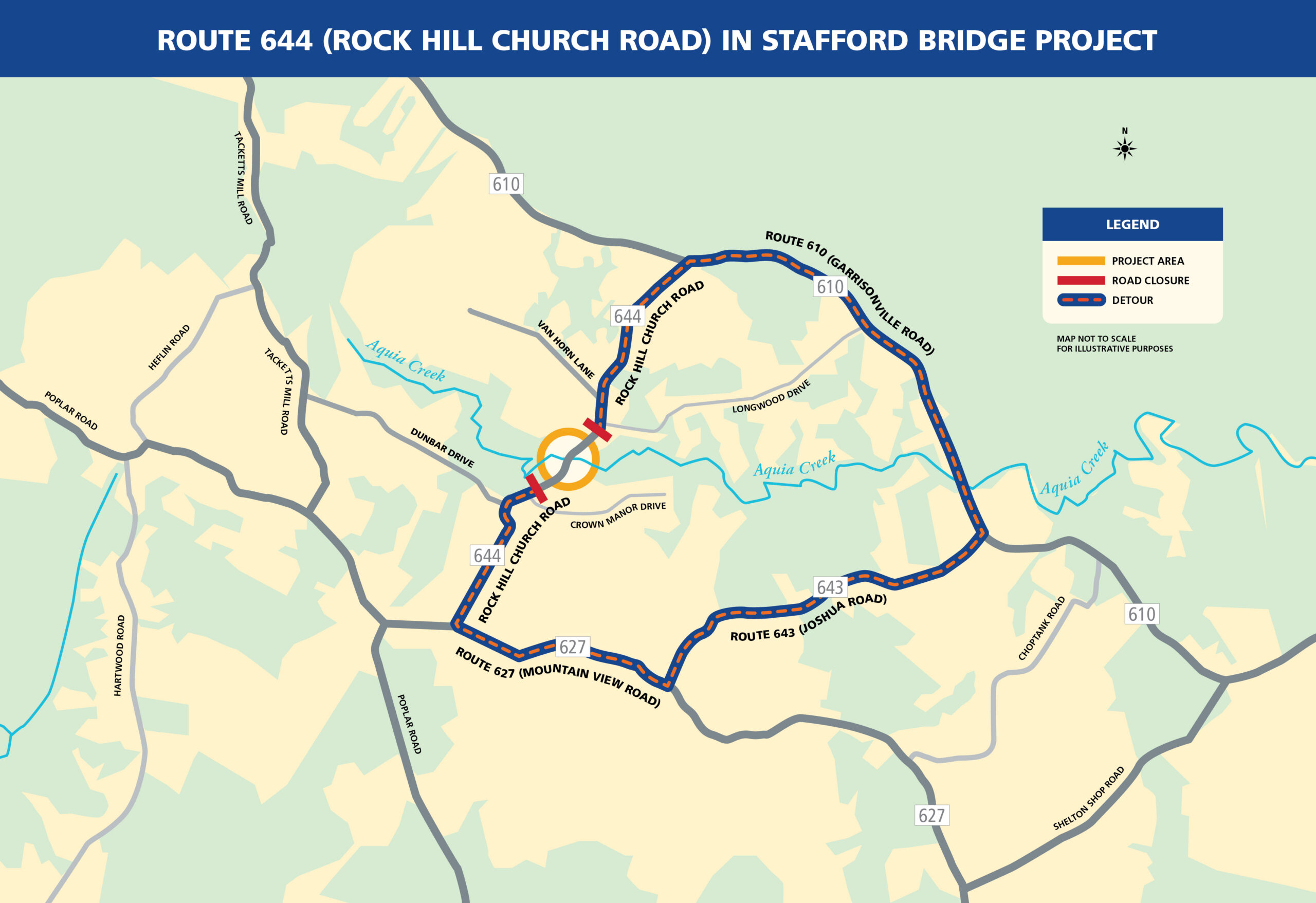 VDOT: Rock Hill Church Road in Stafford closes June 4 for bridge ...